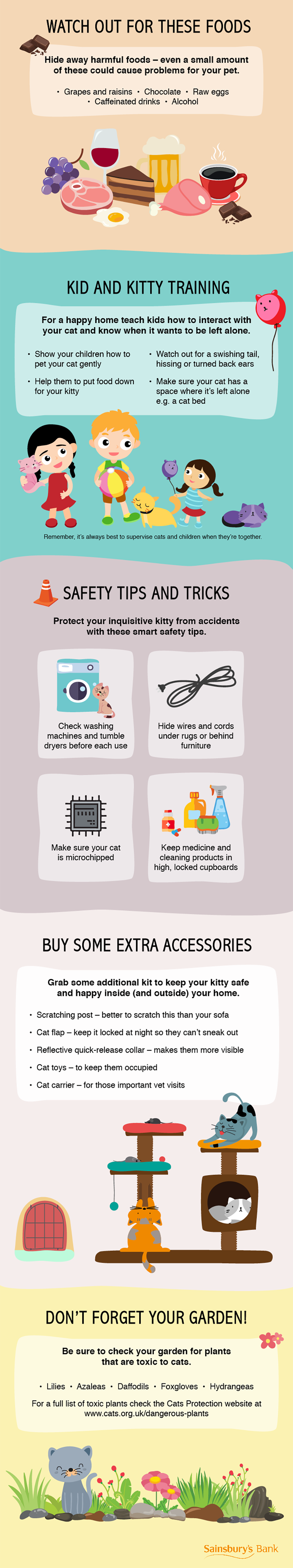 How to cat proof your home | Money Talk | Sainsbury's Bank